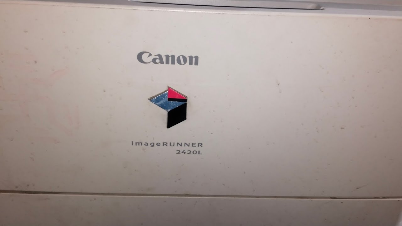 Canon 2420l paper jam problem - YouTube