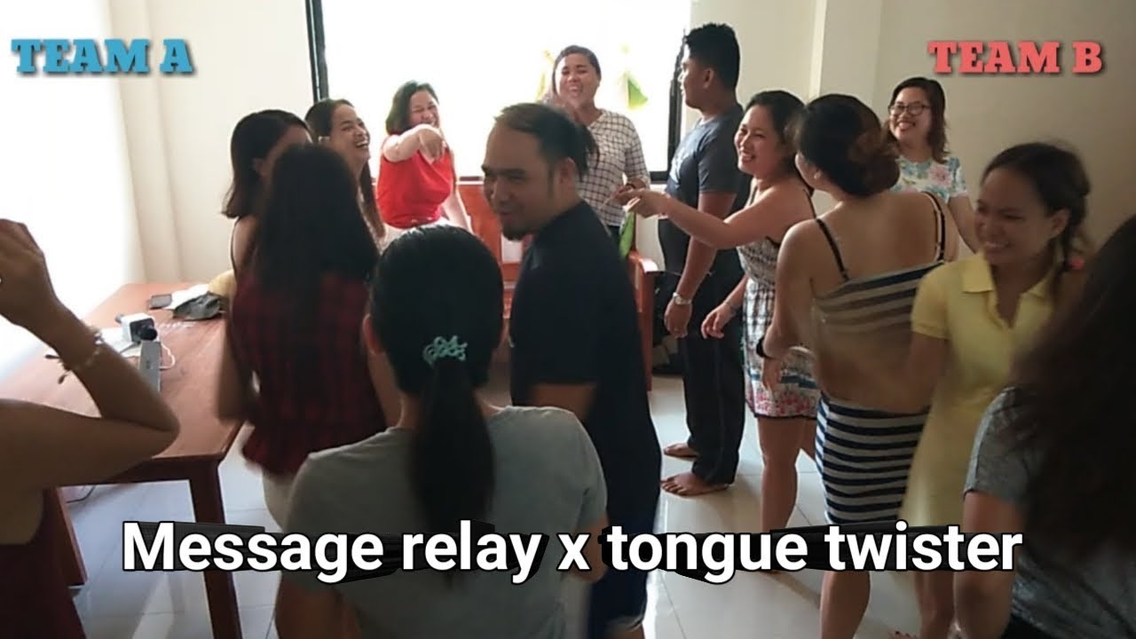 Message relay x tongue twister with the gang - YouTube