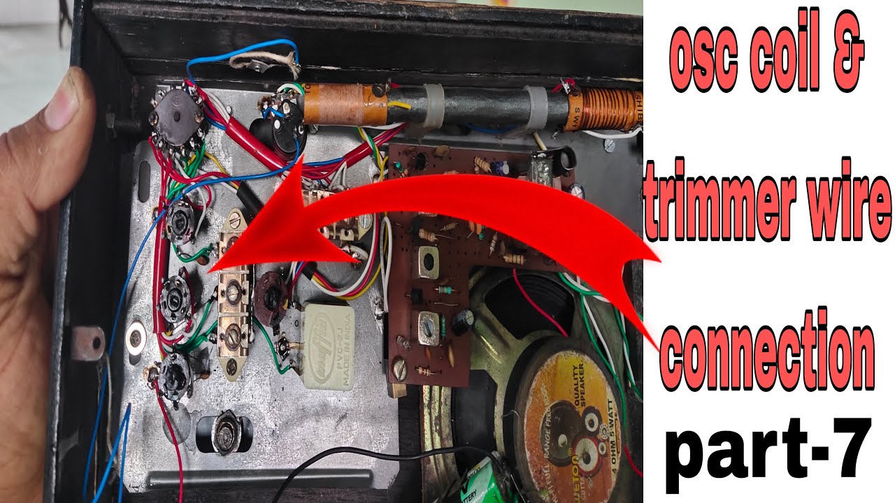 How to Universal osc.coil trimmer wire connection and alignment hand ...