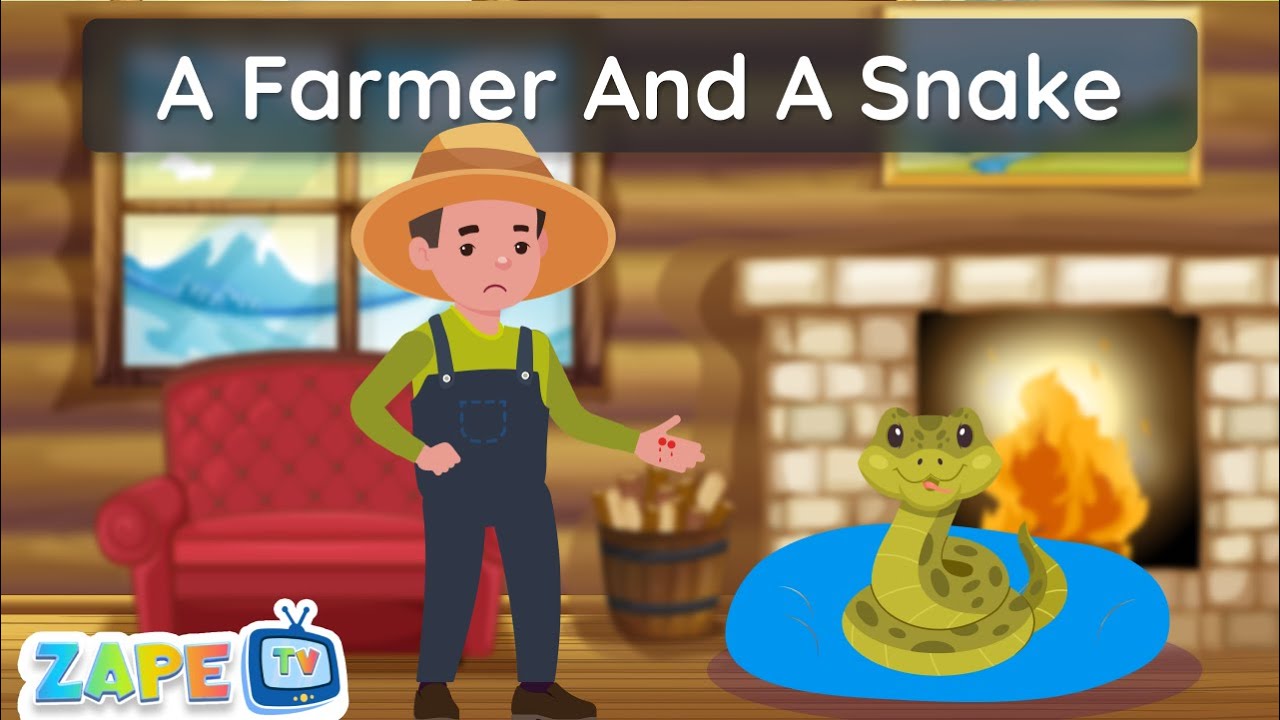A Farmer and a Snake | Moral Stories | Zape TV | Kids Fun Learning ...