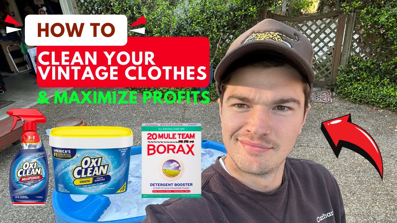 How To Clean and Restore Your Vintage Clothes and Maximize Your Profits ...