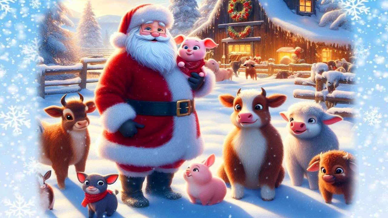 🎄How many farm animals do you know? 🎅 Let's see what Santa brought us 🎁 ...