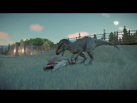 Indominus Rex Epic Fisting - Jurassic World Evolution 2 - YouTube