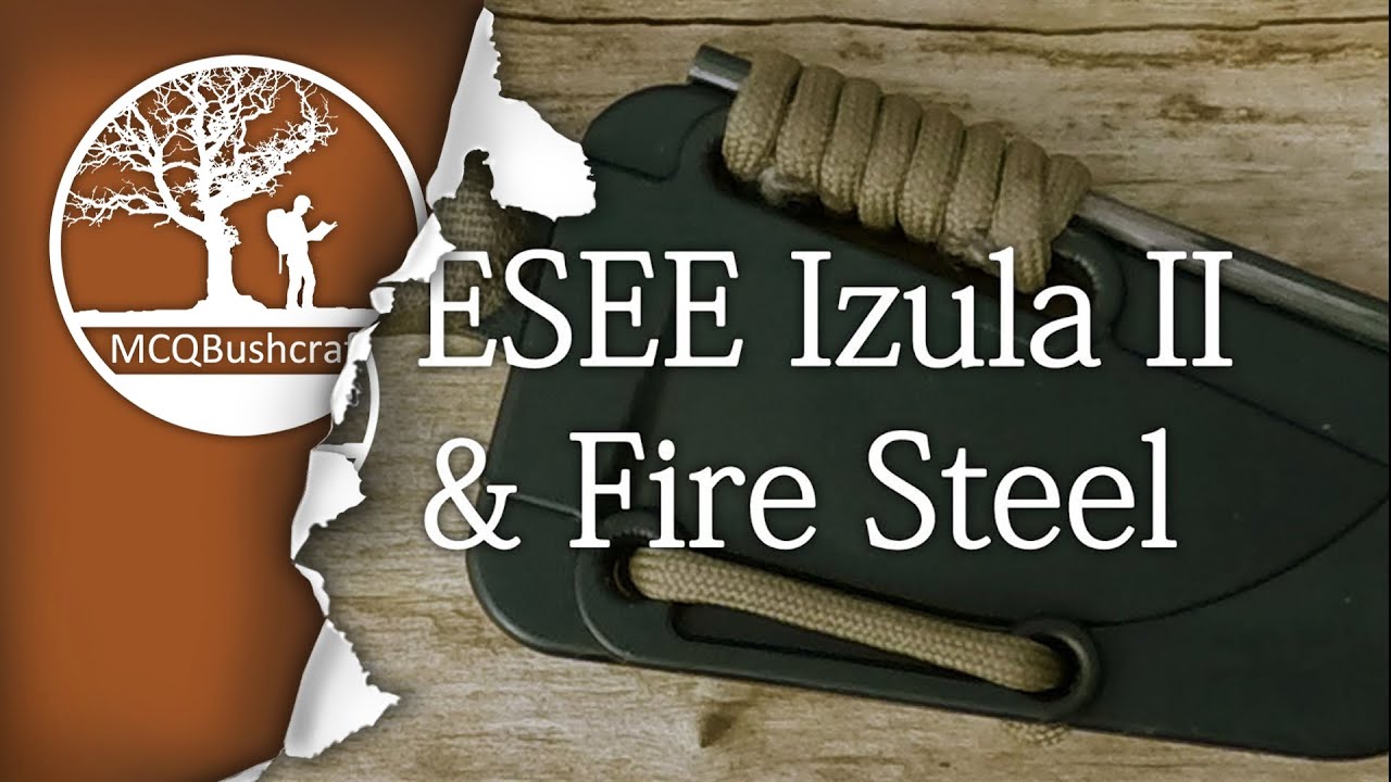 Bushcraft Knives: ESEE Izula II Firesteel - YouTube