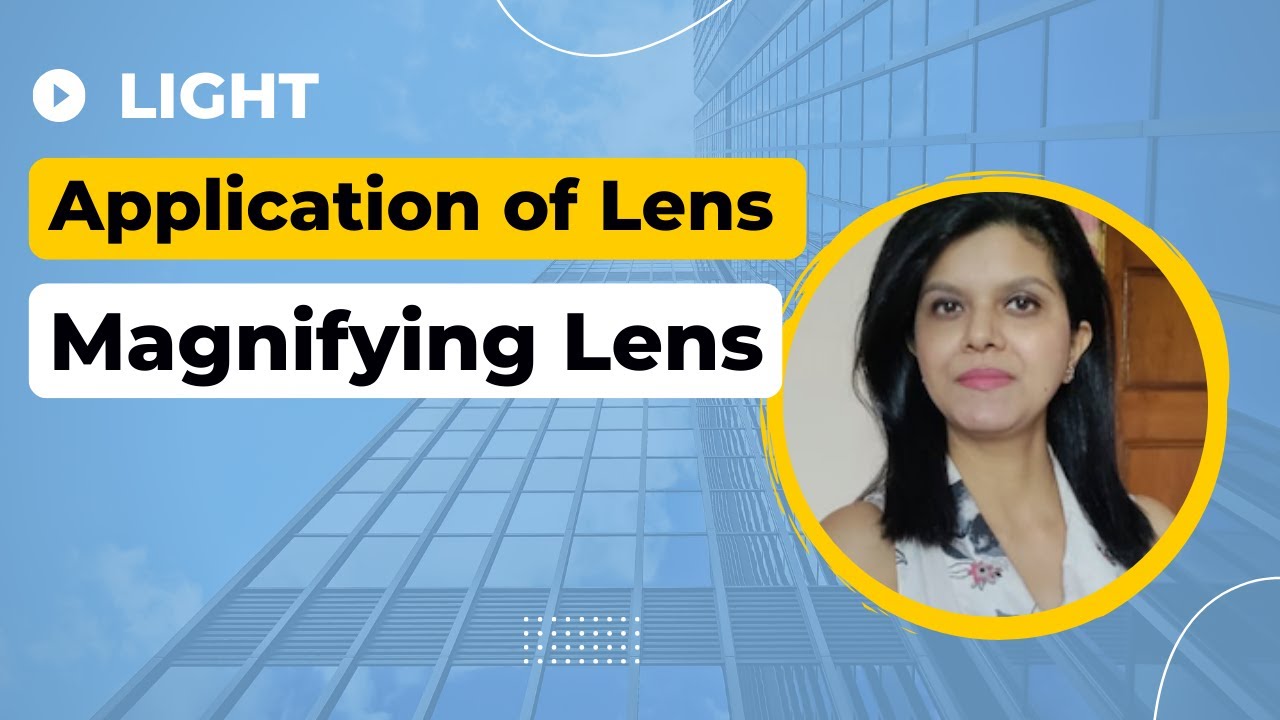 Magnifying lens (Application of Converging Lens) - YouTube