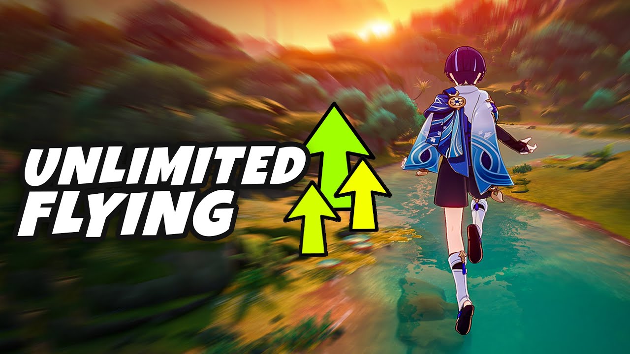 Genshin Impact Wanderer Fly Sky Bug - YouTube