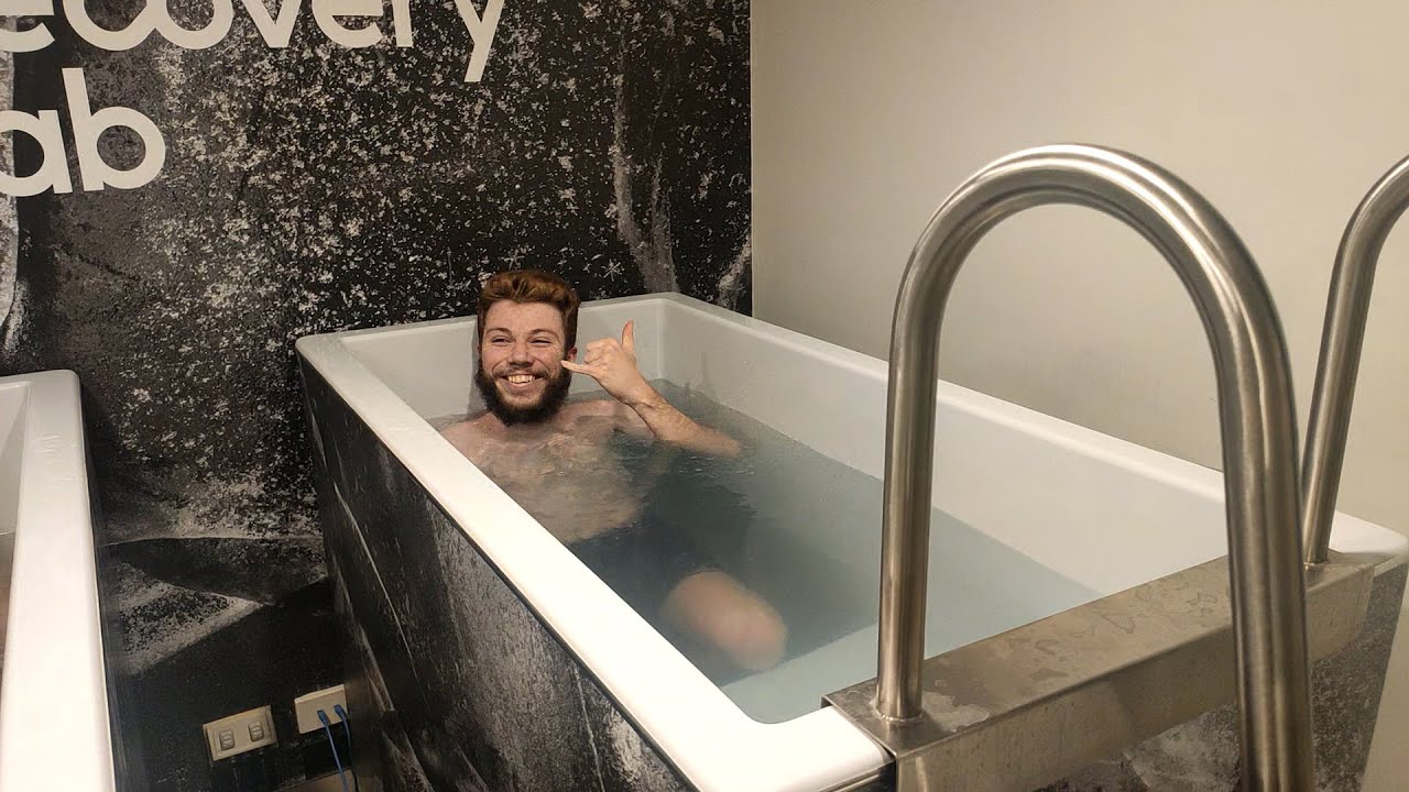 Ice bath at recovery lab!! Day 44 of 365 day Ice bath challenge ...