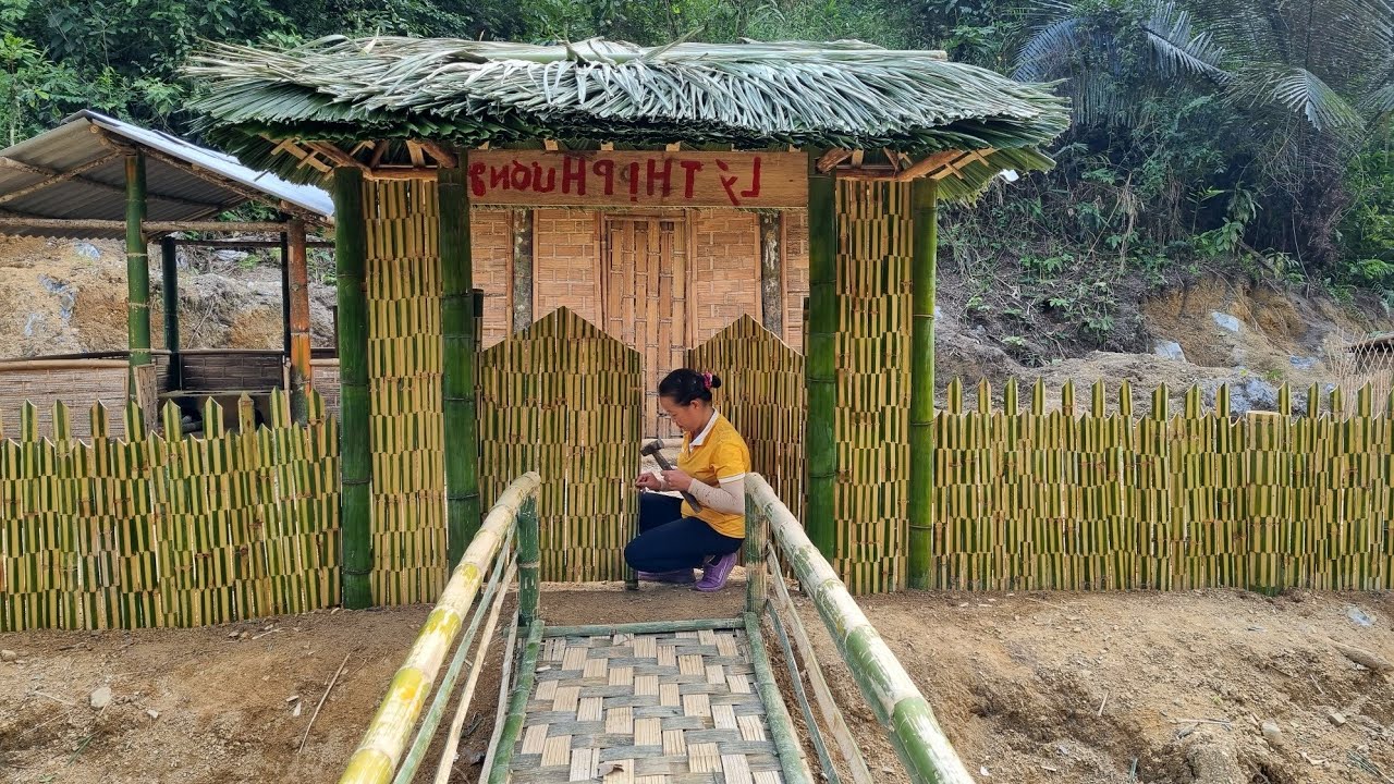 Ly Thi Phuong: From Construction to Completion Date of Bamboo Farm Gate ...