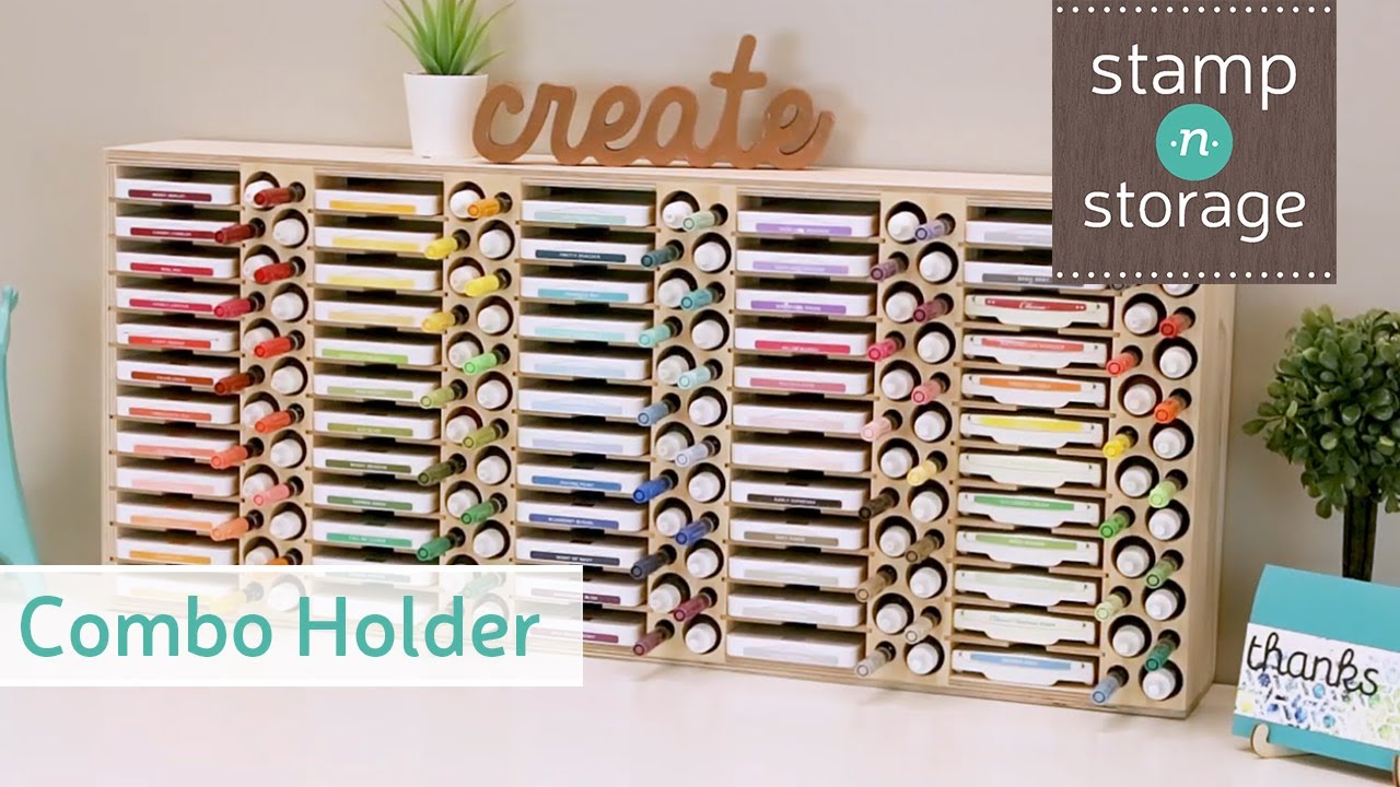 Combo Holder by Stamp-n-Storage - YouTube