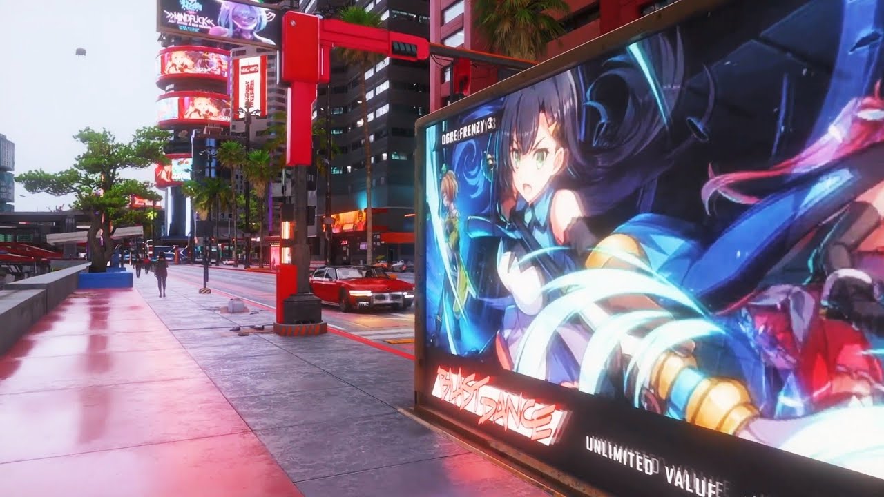 Street walk in Night City / Cyberpunk 2077 - YouTube