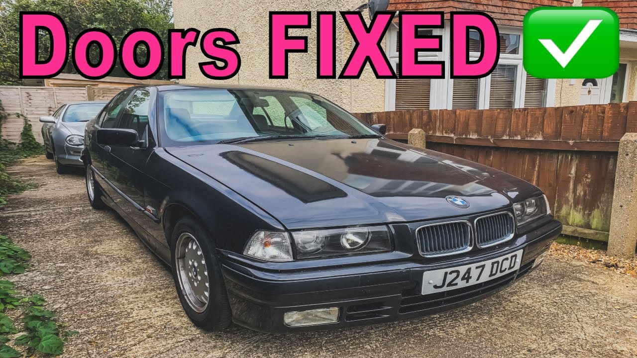 BOTH my e36 rear doors are now FIXED! - YouTube