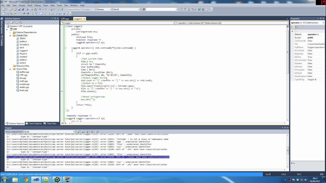 Game Maker Multiplayer Tutorial | 39Dll W/ C++ Server | Part 3 Advanced Server Logger - YouTube