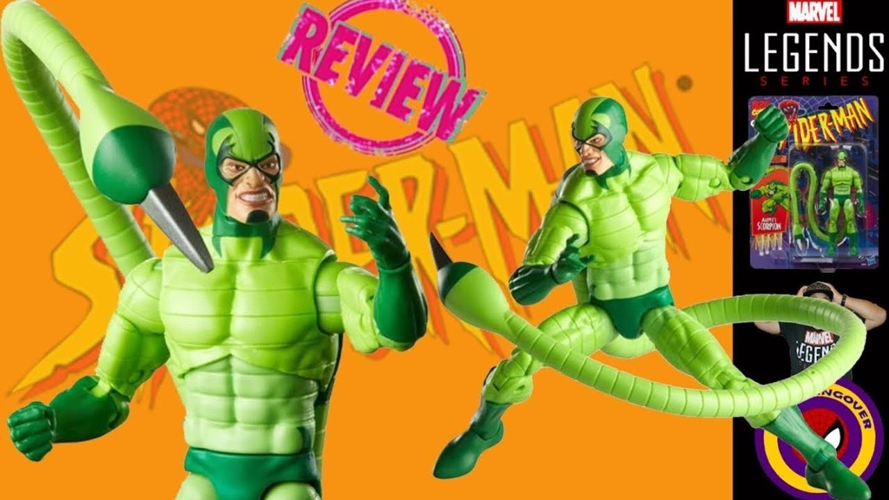 Marvel Legends Retro Wave: Scorpion figure review🦂 - YouTube