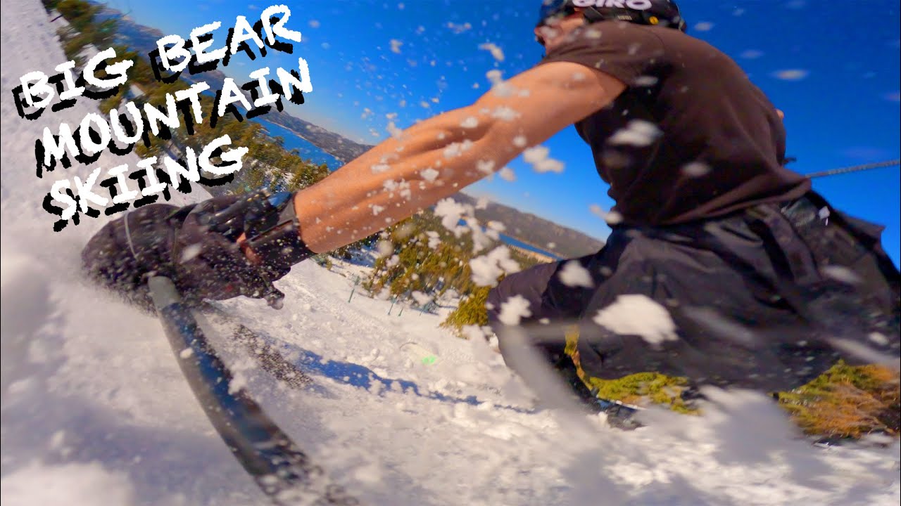 Bright, Beautiful and Warm day SKIING @ BIG BEAR MOUNTAIN - YouTube