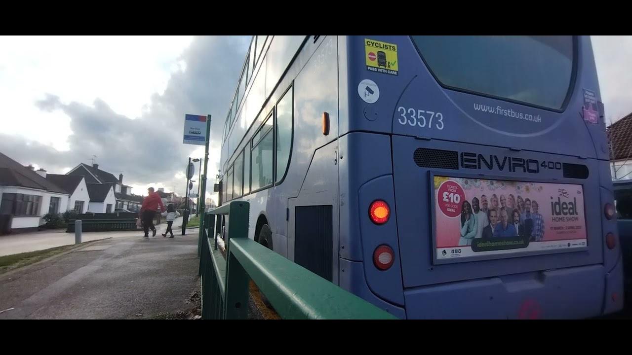 First Essex Enviro 400 Trident ZF SN58 ENR 33573 Route 25 | 17/3/23 ...
