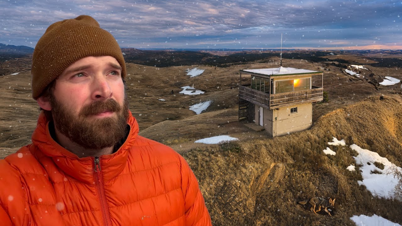 I Stayed at America's Most Isolated Fire Lookout - YouTube