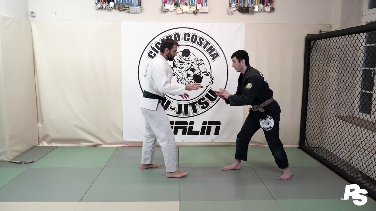 Jumping Closed Guard to the Double Leg Takedown - BJJ - YouTube