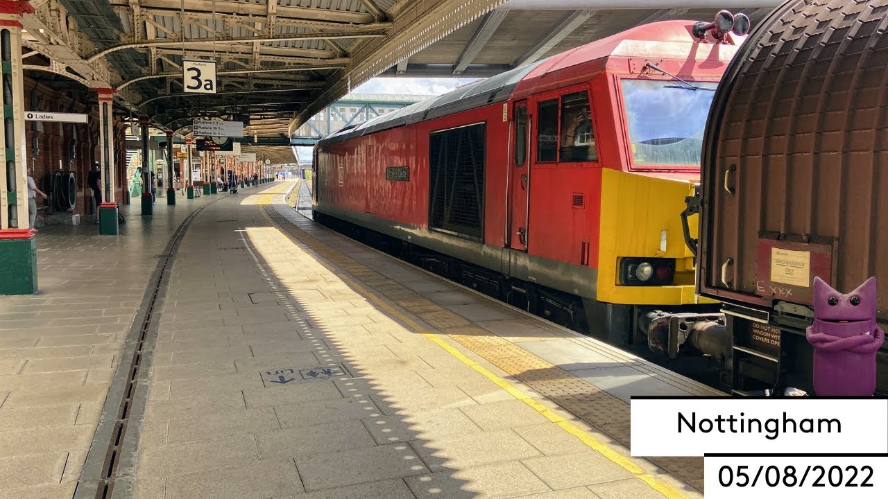 Trains at Nottingham Station (05/08/2022) - YouTube