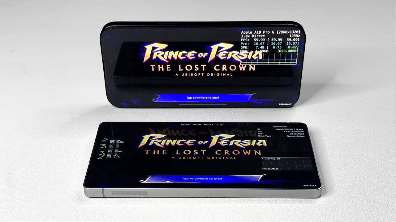 Prince of Persia The Lost Crown on Galaxy S25 Ultra & iPhone 16 Pro Max ...
