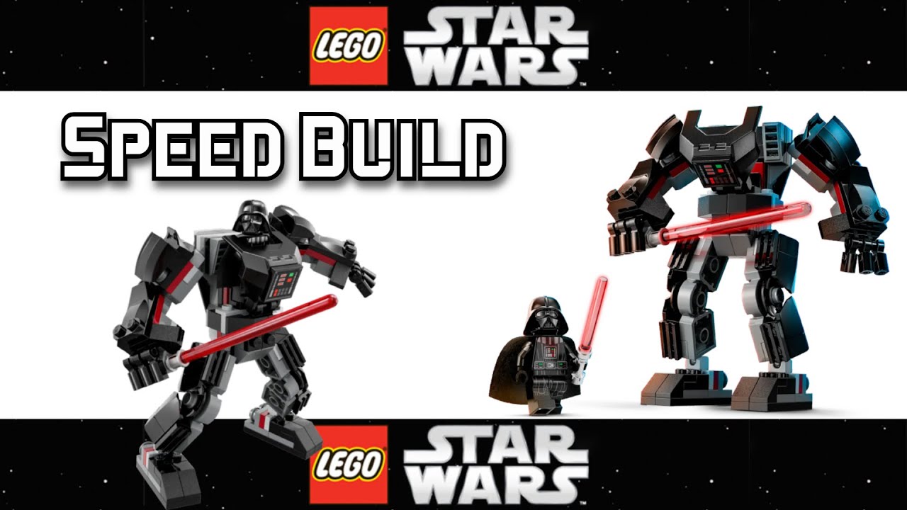 SPEED BUILD Darth Vader Mech 75368 LEGO Star Wars - YouTube