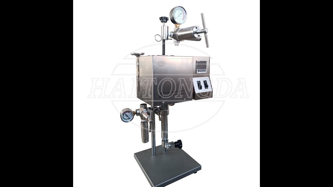 How to operate HPHT Filter Press (Air bomb)--Model GGS42-2A-QD? - YouTube