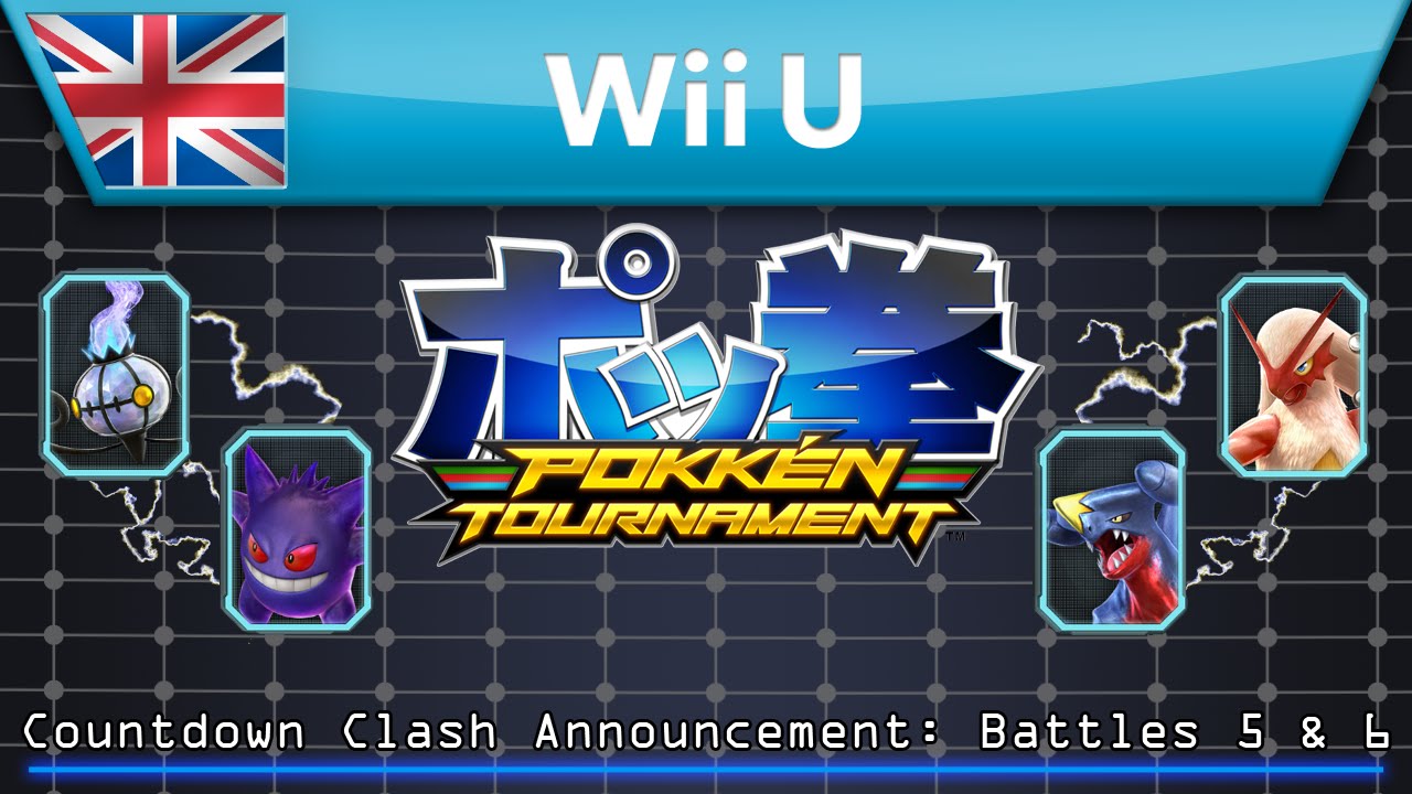 Pokkén Tournament - Countdown Clash Announcement - Battles 5 & 6 (Wii U ...