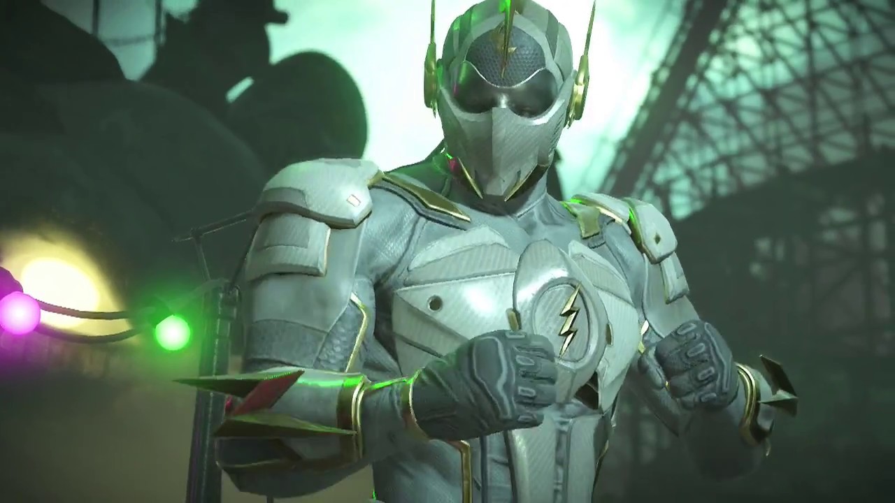 Injustice 2 the Flash Epic Keystone Savior Mask - YouTube