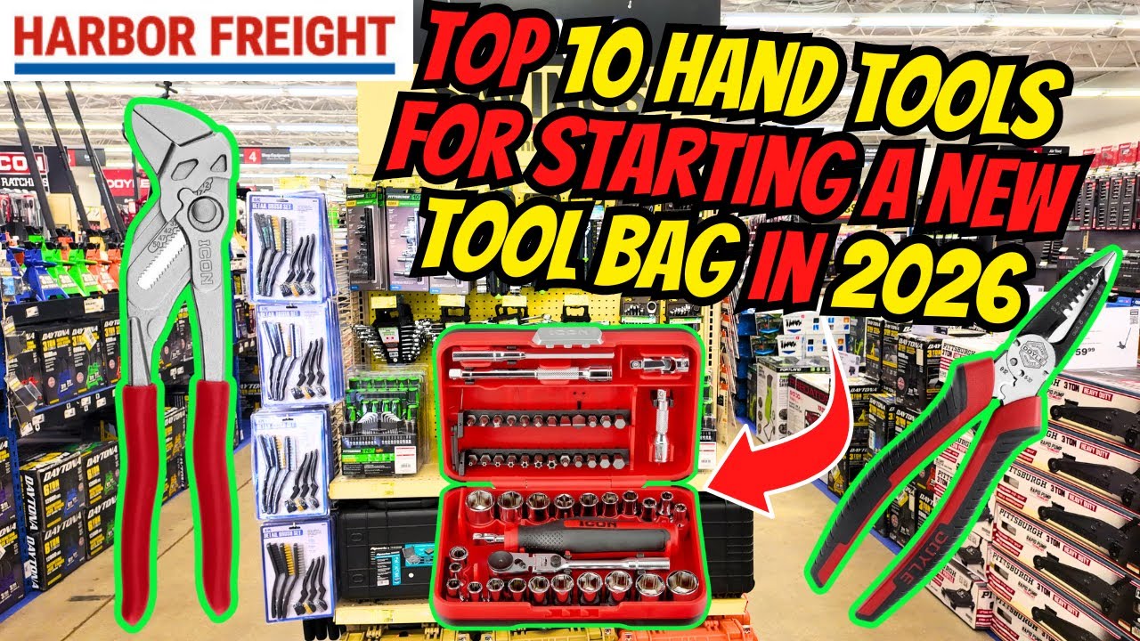 Top 10 Harbor Freight Hand Tools Every New Homeowner Needs (Start Any ...