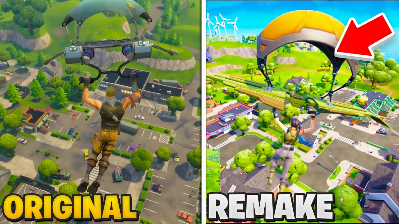 I Recreated The FIRST Fortnite Trailer... - YouTube