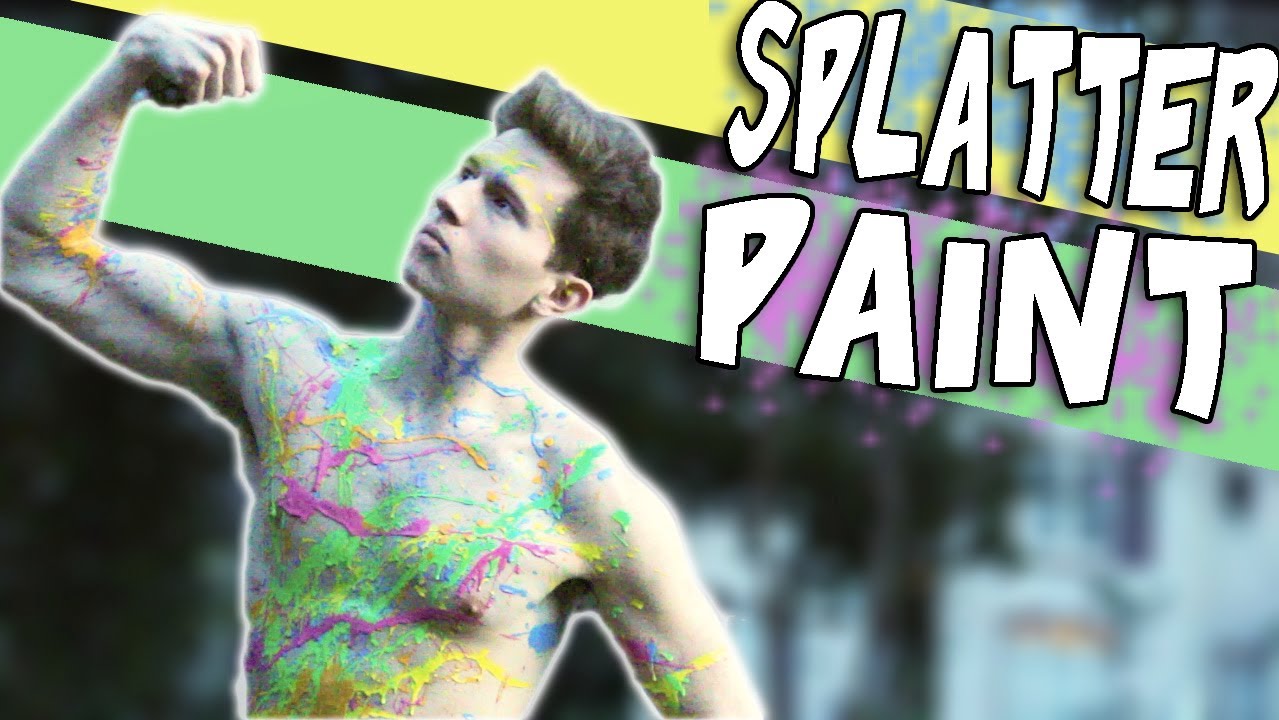 DIY: SPLATTER PAINT OUTFIT & BODY + GIVEAWAY | RICKY DILLON - YouTube