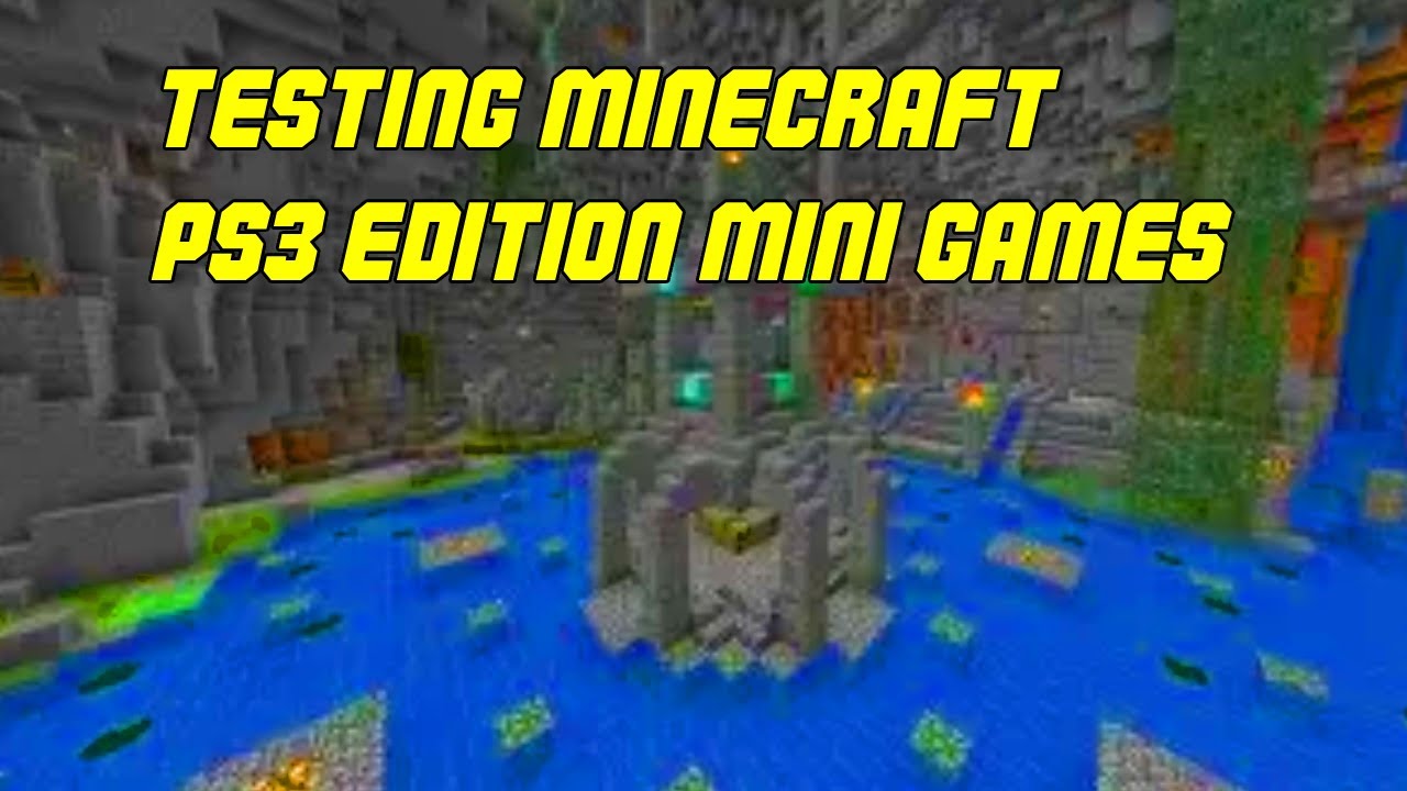 Testing Minecraft PS3 edition battle mini games in 2025 😱😀😳 - YouTube