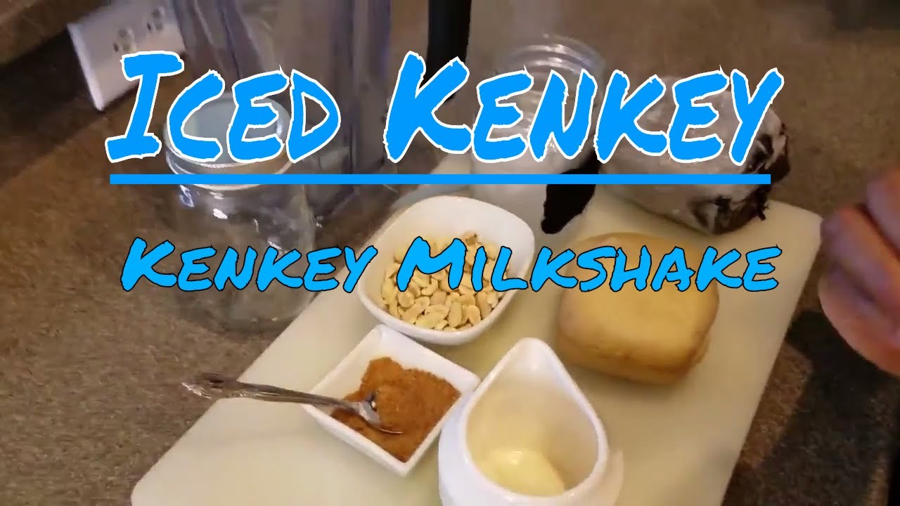 How to make Iced Kenkey | Kenkey Milkshake - YouTube