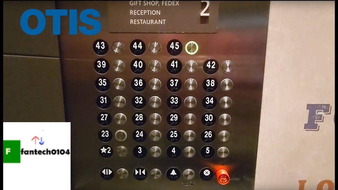 2002 Otis High Speed Traction Elevators @ Westin Times Square Hotel ...