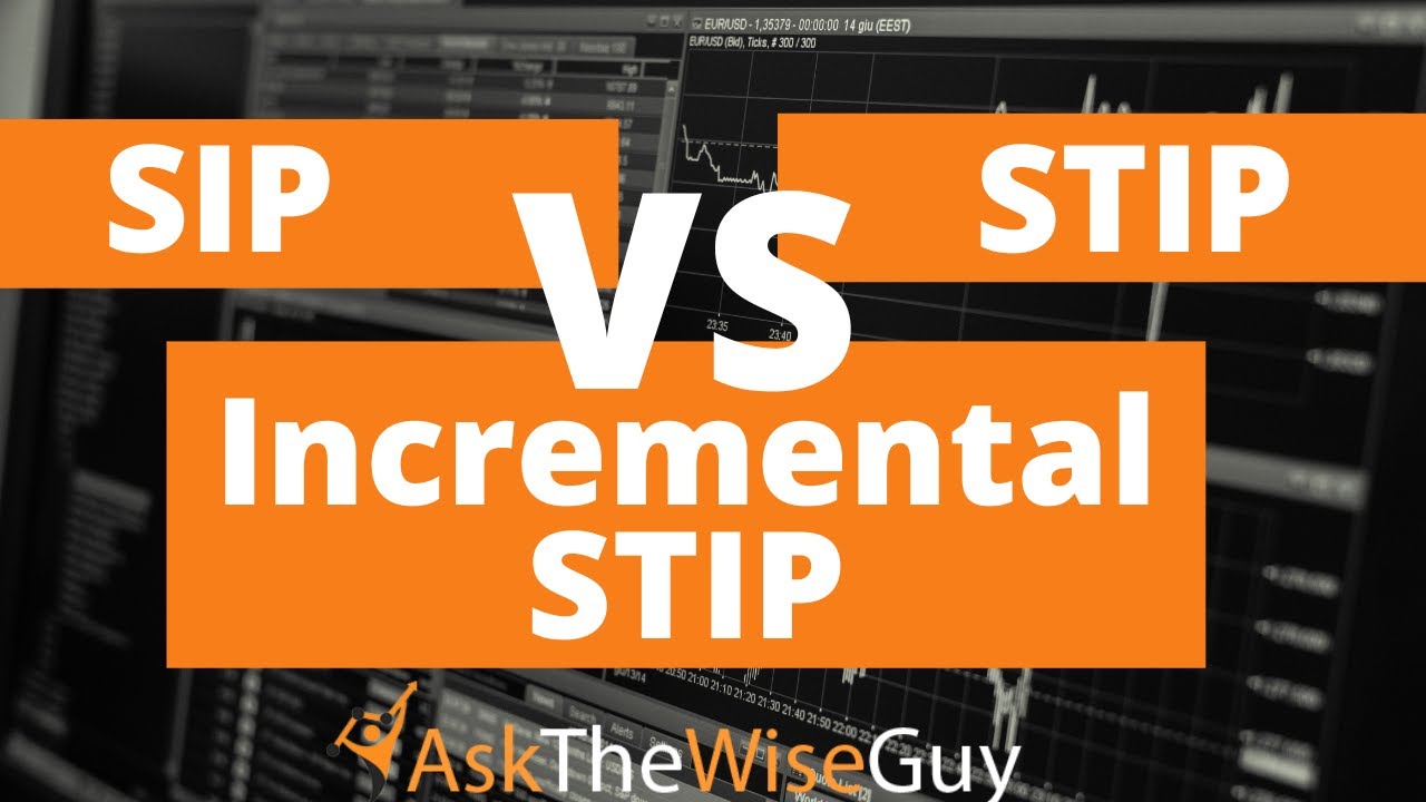 Standard SIP VS STIP VS Incremental STIP | AskTheWiseGuy | Arpit Arora ...