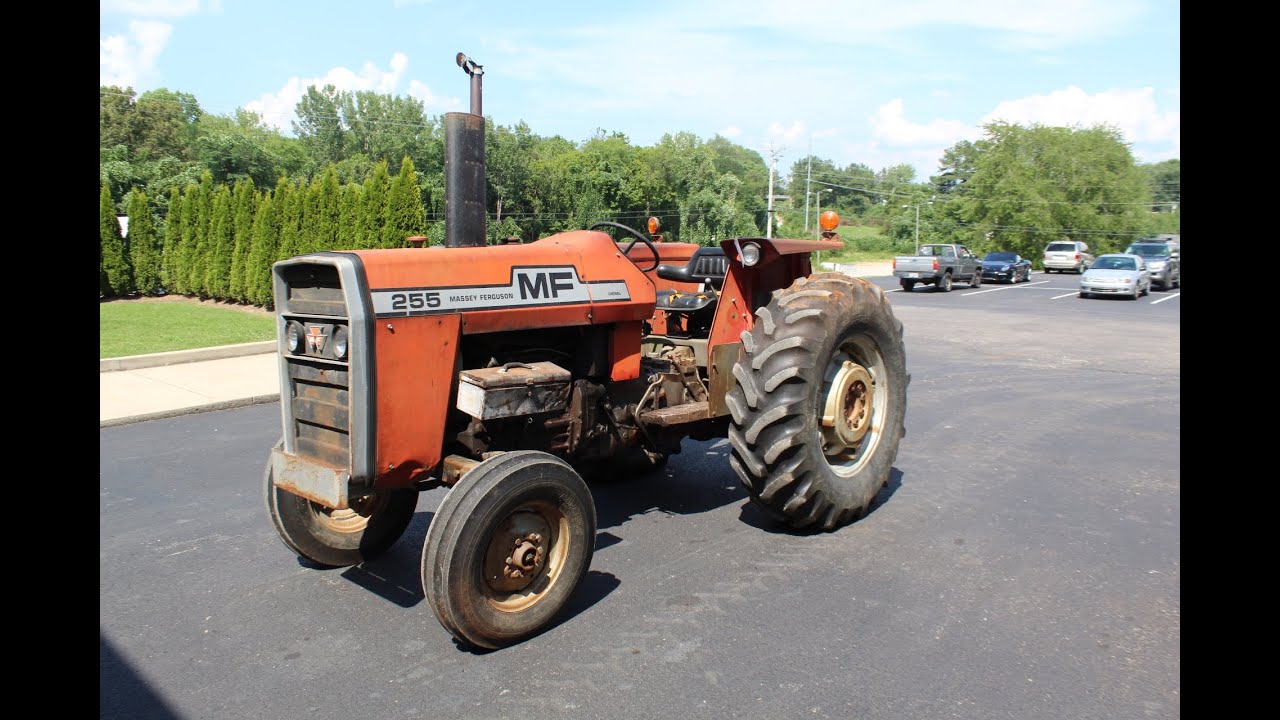 1976 Massey Ferguson 255 Online at Tays Realty & Auction, LLC - YouTube