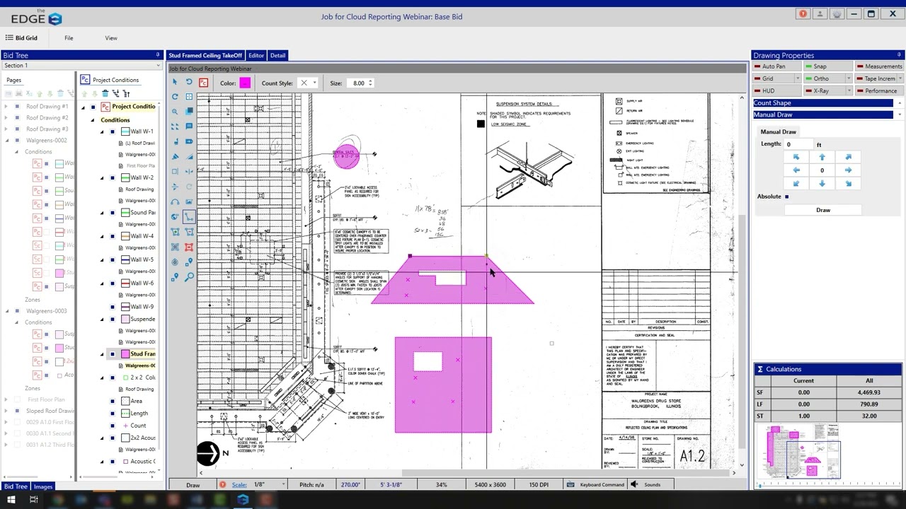 Drywall Drawing Tools | The EDGE Version 12 - YouTube