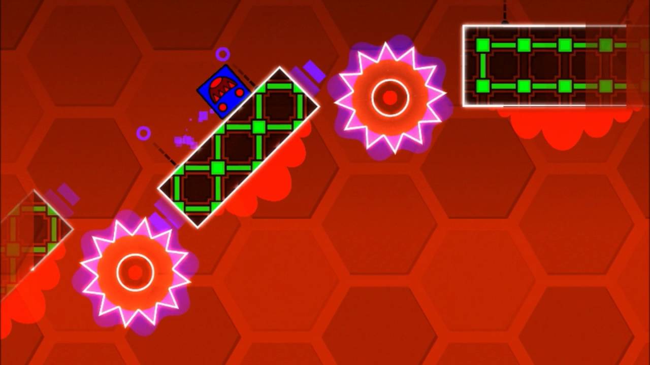 Geometry Dash - Hexagon Force (Level 16) - YouTube
