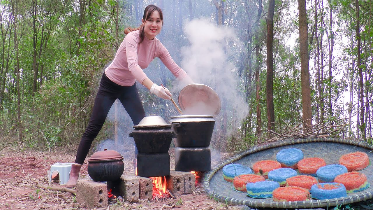 TRADITIONAL Sticky Rice Cooking Process - Helping the Poor in the ...