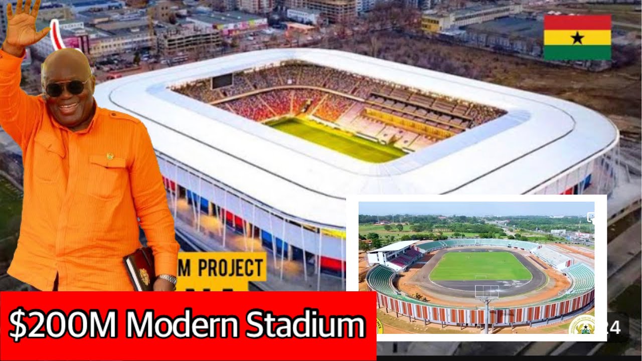 Finally The Ultra Modern Legon Stadium Completed and Commissioned, All ...