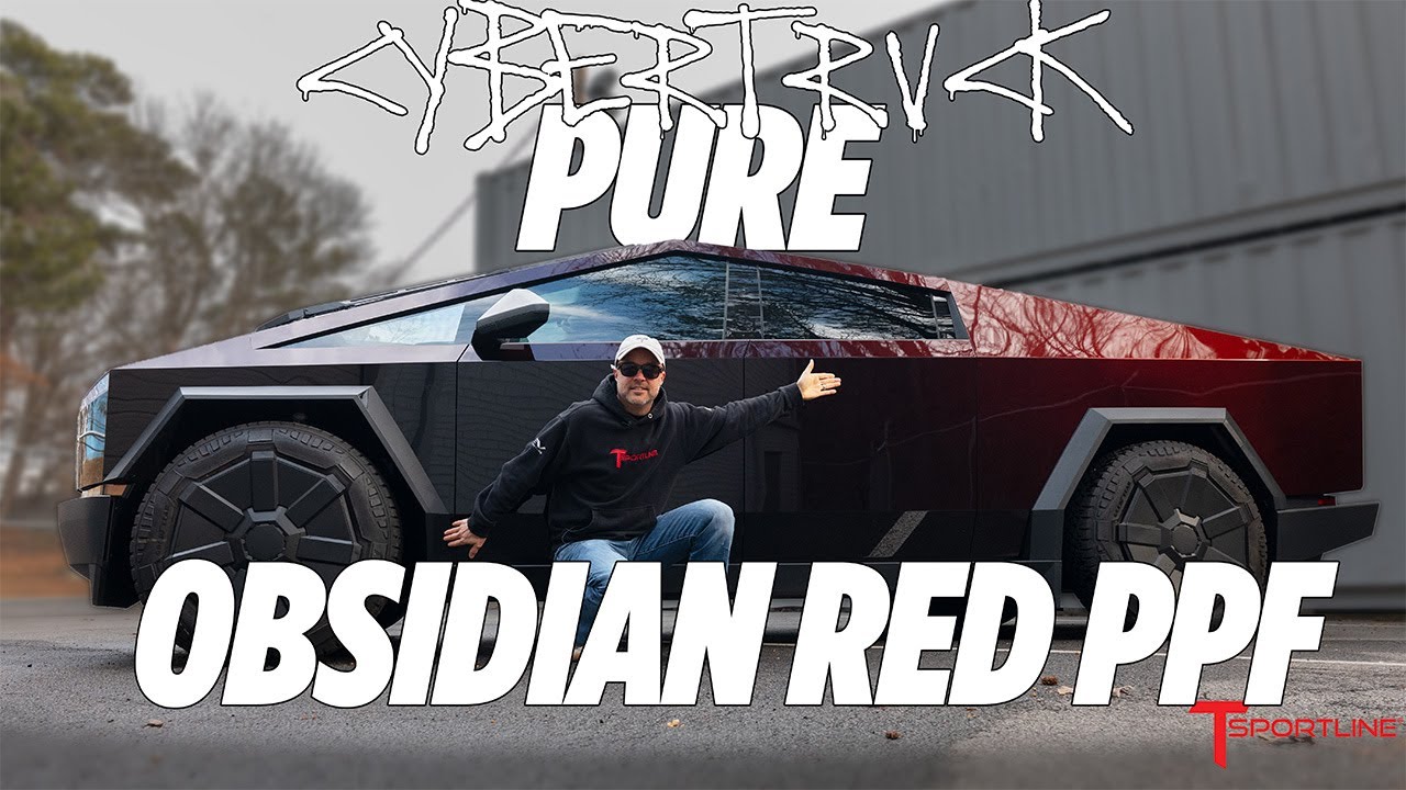 🤯 Crazy Color Fade Cybertruck! Is it Black or Red!? 🖤♥️ Merged! PURE ...