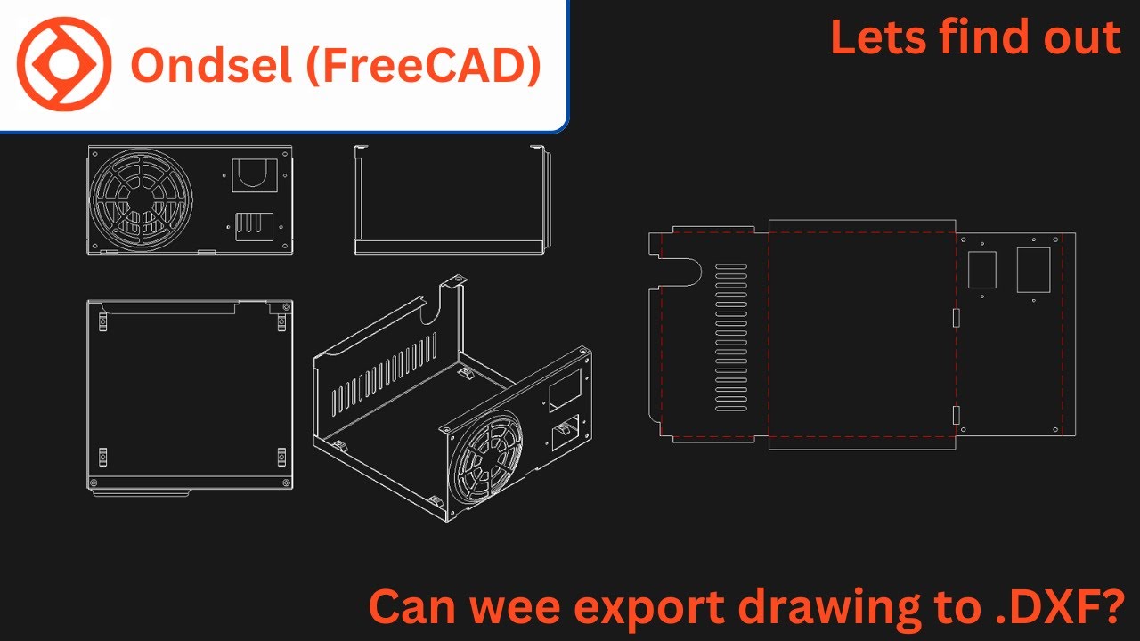 FreeCAD: Exporting Drawings to .dxf Made Easy! - YouTube