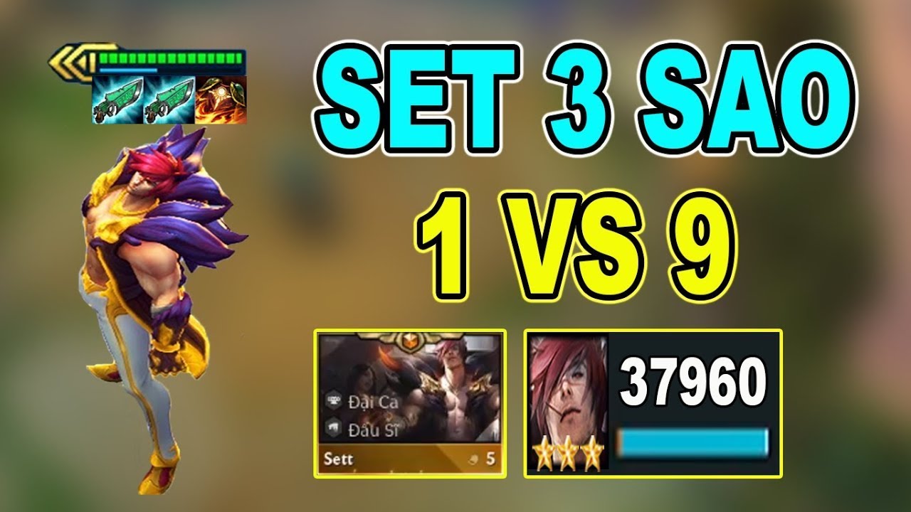 3 Star Sett⭐⭐⭐the Boss 1v9 Tft 3 Star Chosen Youtube