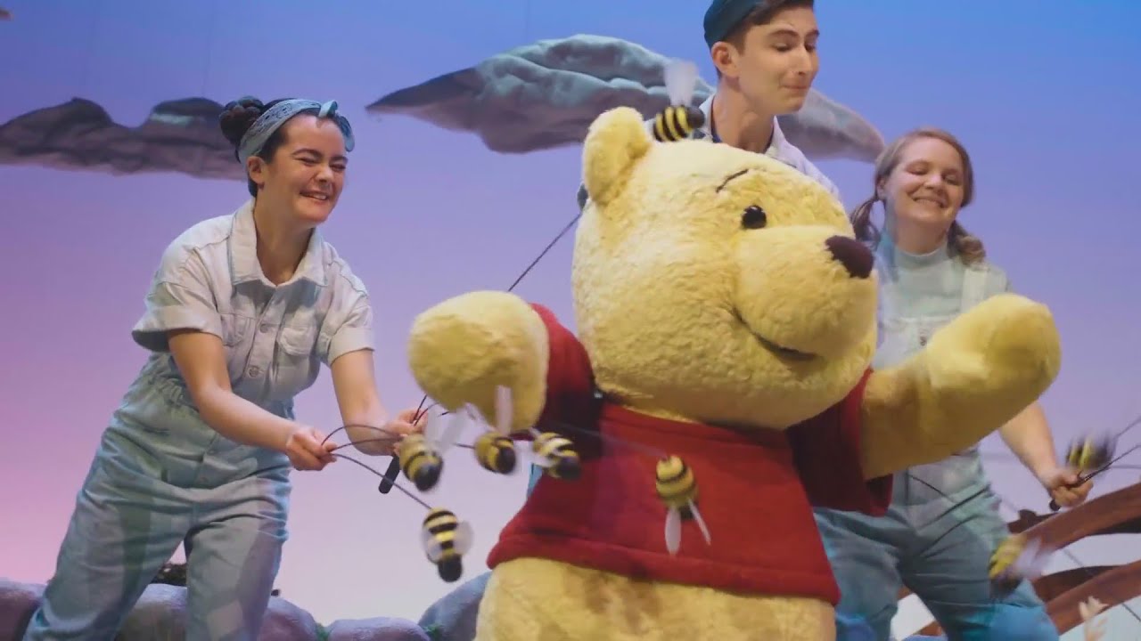 'Winnie the Pooh' comes to life with life-sized puppets - YouTube