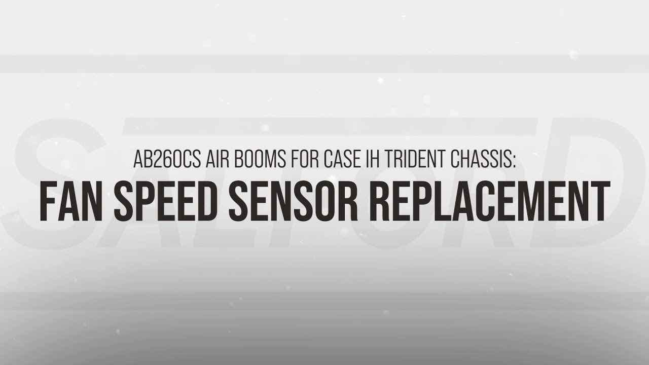 HOW TO: AB260CS Fan Speed Sensor Replacement - YouTube