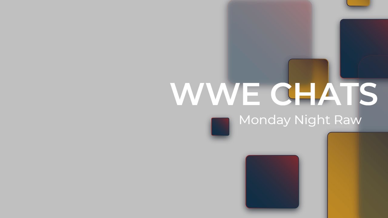 WWE MONDAY NIGHT RAW Live chats w/ FOH - YouTube