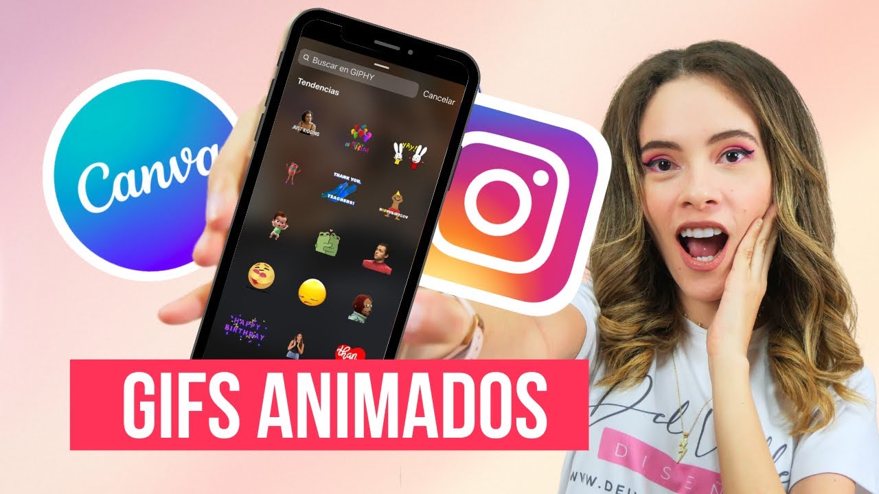 🌟¿Cómo crear GIF animado de Instagram EN CANVA GRATIS? - YouTube