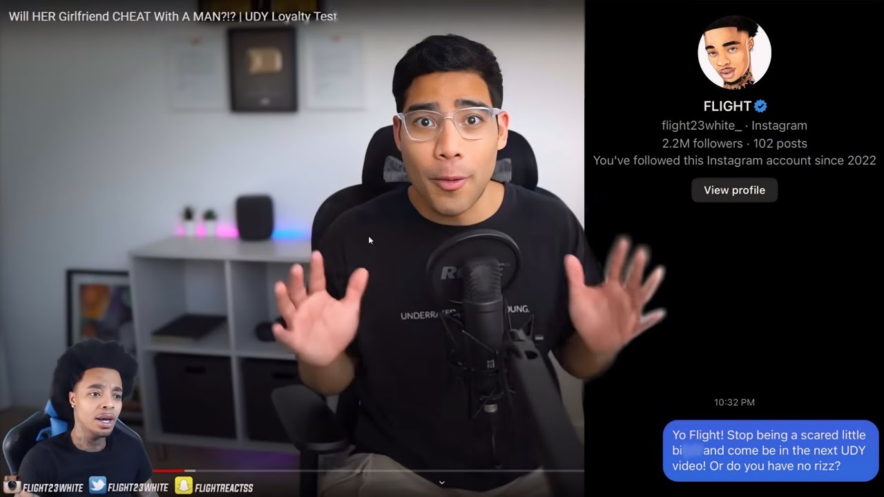 UDY Sergio Sends Shots at FlightReacts, Flight Responds… - YouTube