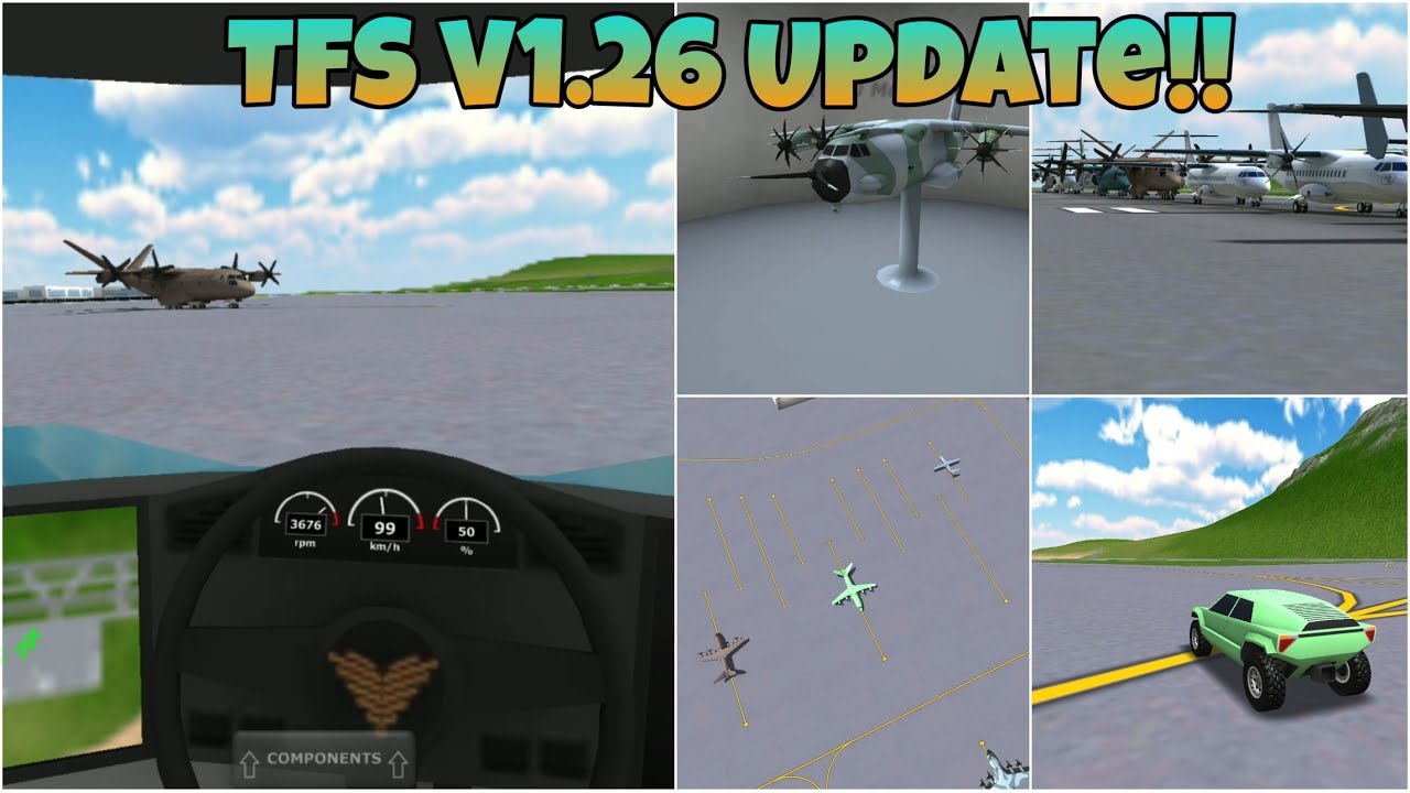 TFS V1.26 Update!!! New Car and More!! | Turboprop Flight Simulator ...