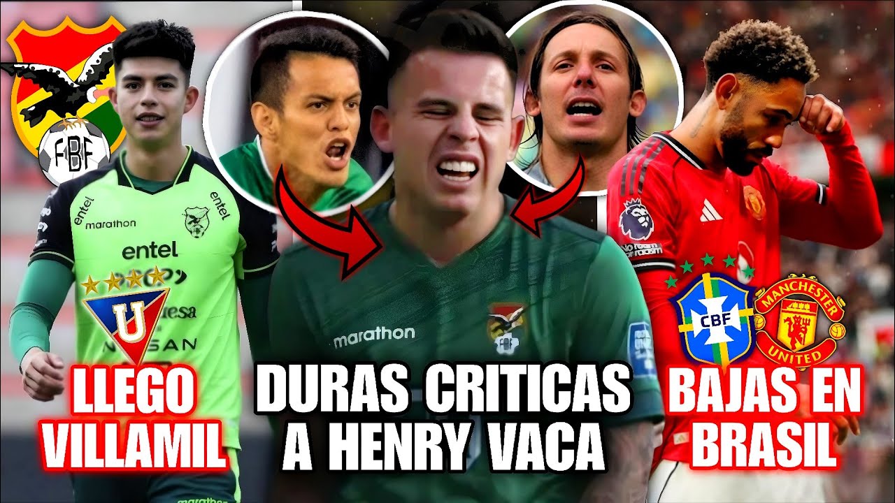 ¡DURAS CRITICAS contra HENRY VACA! | VILLAMIL LLEGO desde LIGA | ¡MAS ...