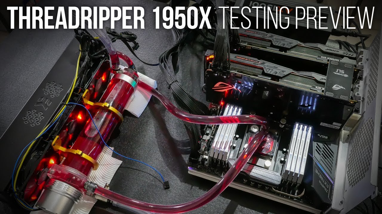 1950X Testing Preview - YouTube
